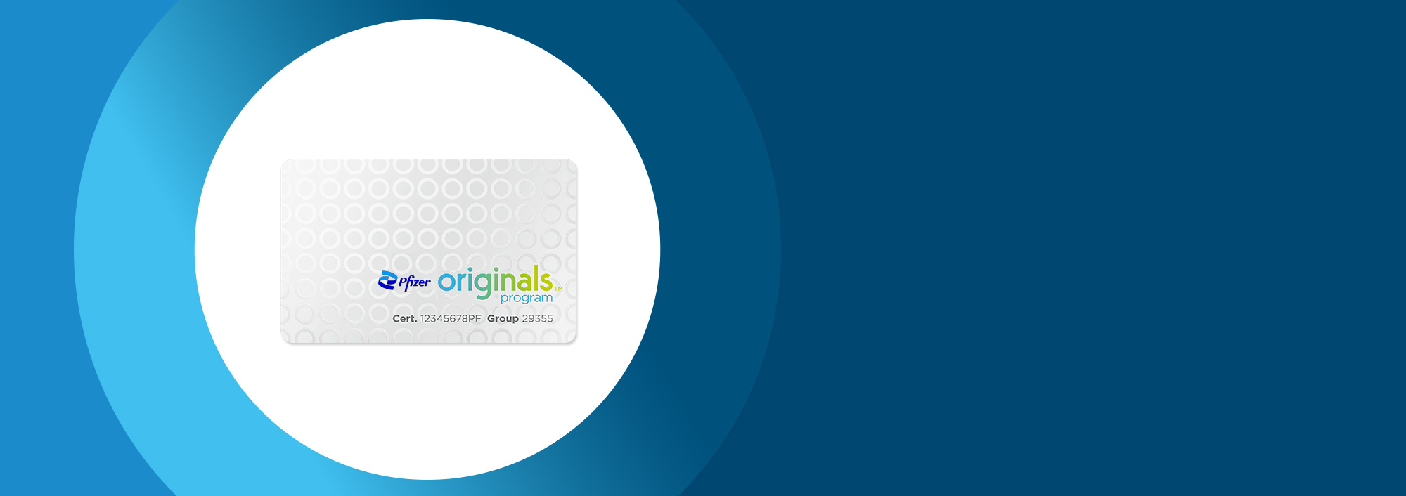 Payment assitance card form | Pfizer Originals